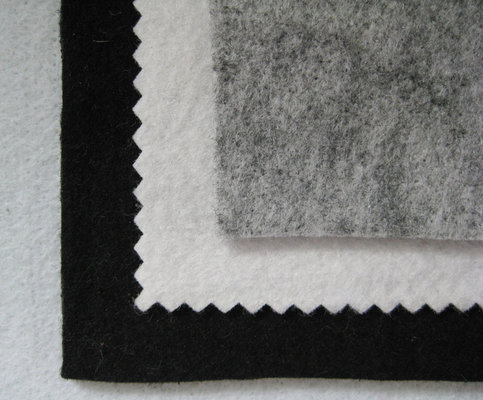 Black Needle Punched Non Woven Geotextil Stabilization Fabric 100 Virgin Polypropylene Material