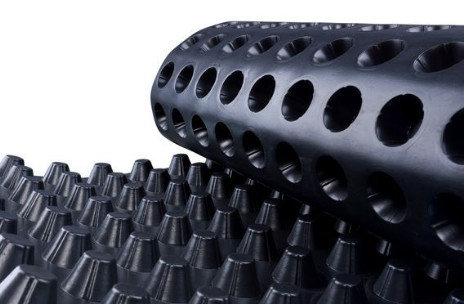 Dimpled Drainage Interior Basement Wall Waterproofing Membrane Plastic Material