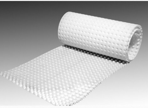 Foundation Wall Dimpled Drainage Board , Dimpled Plastic Sheet Membrane