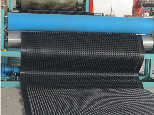 High Density Dimpled Drainage Board Membrane For Basement Walls 0.8mm - 2mm Thickness