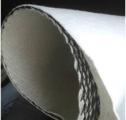 Polyethylene Geocomposite Drainage Net With Geotextile Road Construction