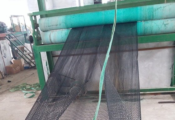 Underground Project Geocomposite Geotextile Fabric Drainage Net Black Color