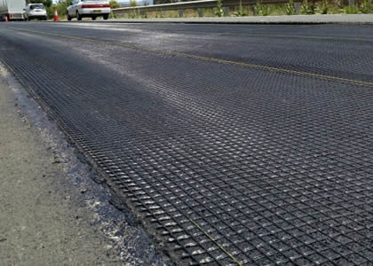 Corrosion Resistance Pavement Reinforcement Geogrid Soil Reinforcement PVC Coating
