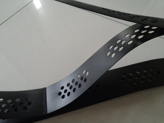 Plastic / HDPE Material Textured Perforated Geocell Geonet Black Sheet