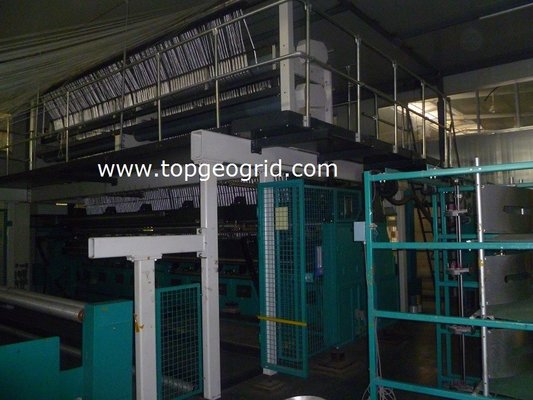 PVC Coating Asphalt Reinforcement Geogrid , Asphalt Road Construction Layers