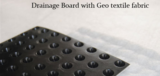 ASTM Standard Foundation Wall Dimpled Drainage Board Environmental Protection