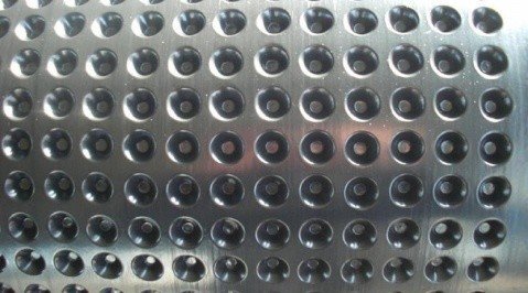 Basement Wall Dimpled Drainage Board High Tensile Strength HDPE Material
