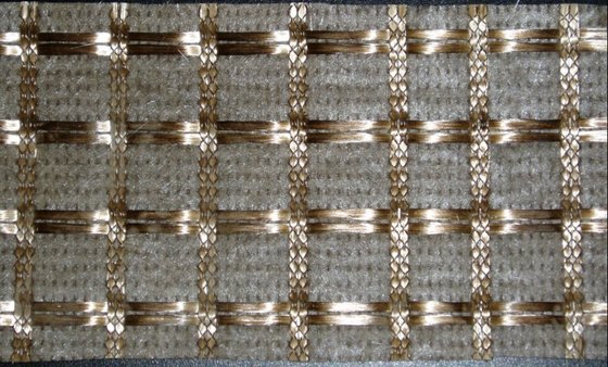 Bitumen Coated PET Geotextile Geocomposited Glass Fiber yarn or Polyester Yarn