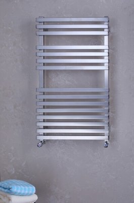 Stainless Steel Electric Bathroom Heated Towel Rails Radiators Wall Mounted