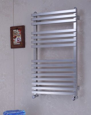 Stainless Steel Electric Bathroom Heated Towel Rails Radiators Wall Mounted