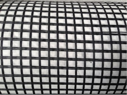 Geo Composite Coated Geotextile Stabilization Fabric Fiberglass Geogrid Adhesive