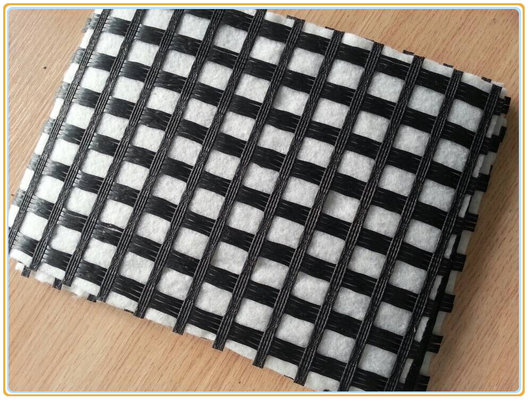 Geo Composite Coated Geotextile Stabilization Fabric Fiberglass Geogrid Adhesive