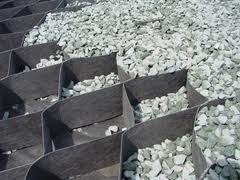 Smooth Surface Plastic Slope Protection Geocell , Steep Slope Stabilization Products