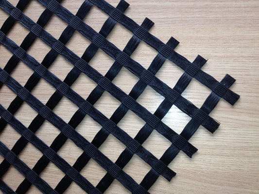 Fibreglass Pavement Reinforcing Geogrid Fabric Self - Adhesive Geogrid With CE Certificate