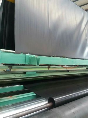 Black LDPE / LLDPE / Hdpe Geomembrane Sheet Roll With ASTM Standard