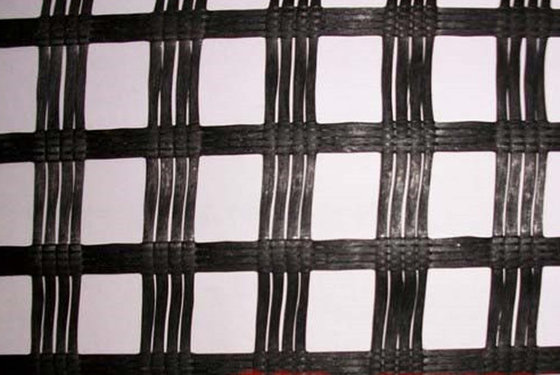 30KM - 1000KN Asphalt Reinforcement Self Adhesive Fiberglass Geogrid