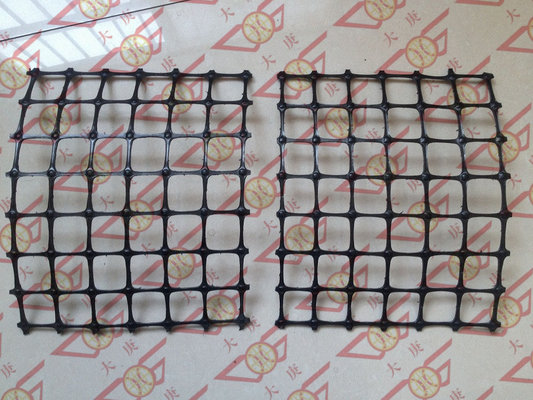 40KN/M Exturded Hot Stretched Polypropylene PP BX Retaining Wall Geogrid