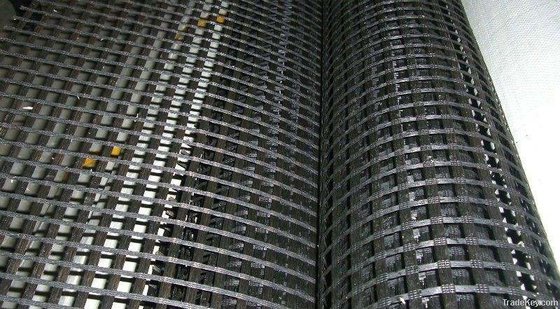 Warp Knitted Fiberglass Pavement Reinforcement Geogrid