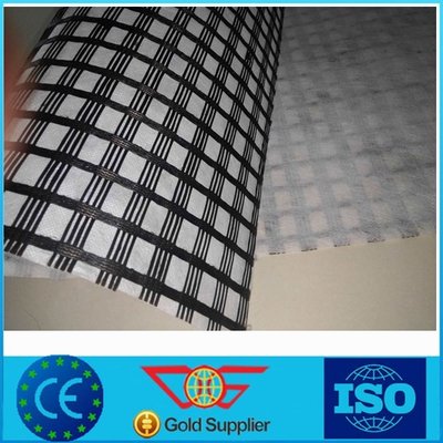 High Tensile Anti - Tearing Fiberglass Composite Geotextile Width 1 - 5.8m