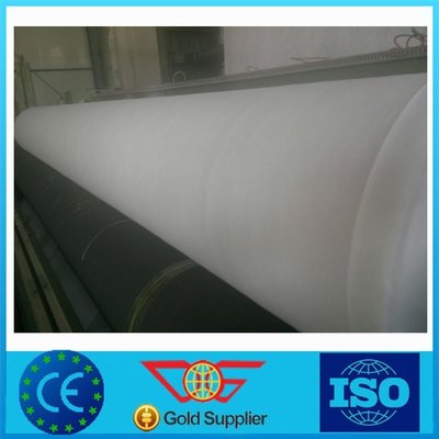 White / Black / Grey Non Woven Geotextile Fabric With Needle Punched 120 - 1500 g