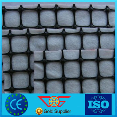 Adhesive Type Reinforced Non-woven Geotextile with PET/FIBERGLASS/Plastic Geogrid
