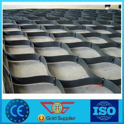 Slope Stabilisation Mesh / Geocell For Retaining Wall 1.1mm - 1.8mm Thickness