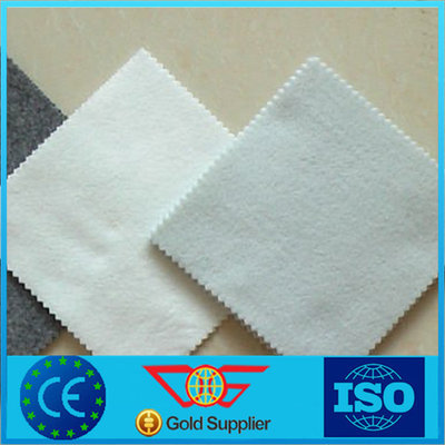 Short Polyester / PP Fiber Non Woven Geotextile Fabric For Road Construction