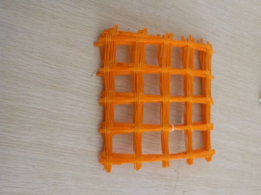 Biaxial Fiberglass Pavement Reinforcement Geogrid For Retaining Wall Project