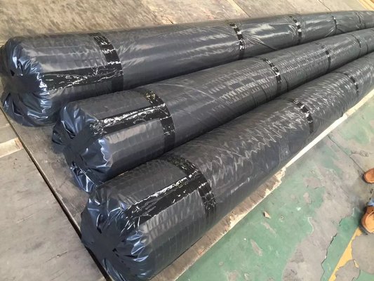 Earth Work Project Black Woven Asphalt Geogrid Virgin Fiberglass Yarn CE / ISO