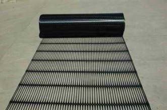 HDPE Uniaxial Plastic Pavement Reinforcement Geogrid 1m Width 50 Kn - 200 Kn