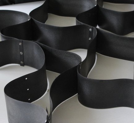 Welded HDPE Slope Protection Geocell Black / Grey Environment Protection