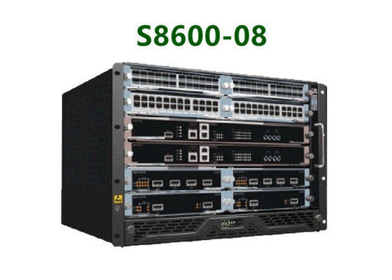 7U Compact FTTx Optical Line Terminal OLT GPON Half Size Serve Slots S8600-08