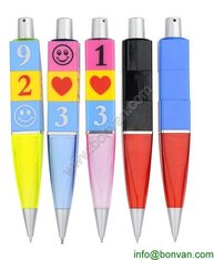 China gift pen, puzzel pen I love you promotional plastic pen supplier