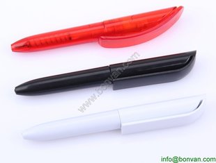 China small size twist mini plastic pen, mini logo ball pen for logo branding supplier