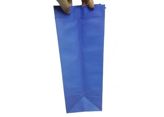 Recyclable biodegradable зеленая/голубая Non-сплетенная хозяйственная сумка для супермаркета