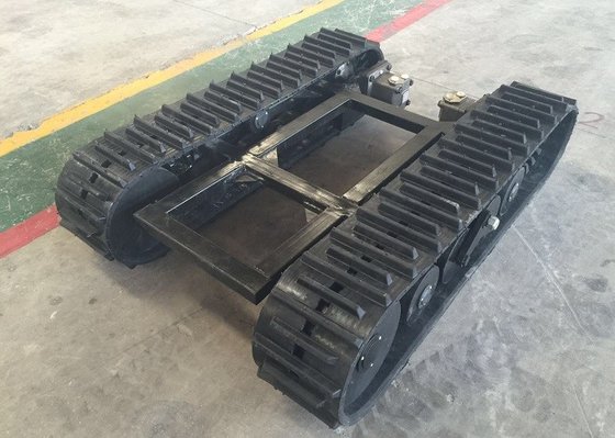 60  Links Rubber Track Undercarriage 357kg Weight For Robot / Loader Machinery