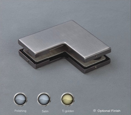 304 SS Cover Shower Glass Hardware Fittings In 8 - 12mm Tempered Glass Door