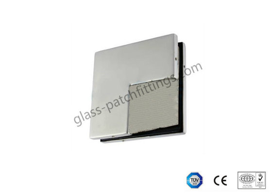 Stopper Type Shower Glass Fittings , Stainless Steel Patch Fittings Side Panel Connector