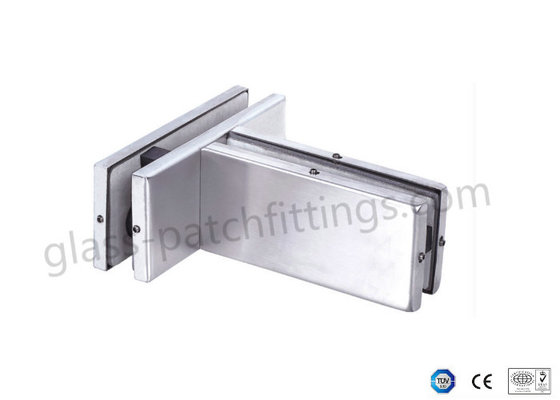 High Tensile Patch Fittings For Glass Doors , Glass To Glass Connectors Long Lifetime