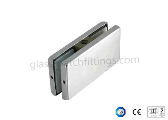 Rectangle Shaped Glass Patch Fittings 100kg Bearing Weight Square Connecting Clamp