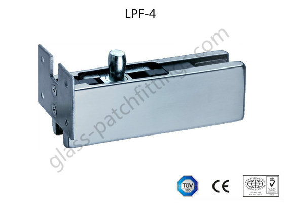 Top Patch Glass Partition Fittings Huge Bearing Capacity With Pivot Stainless Steel Cover