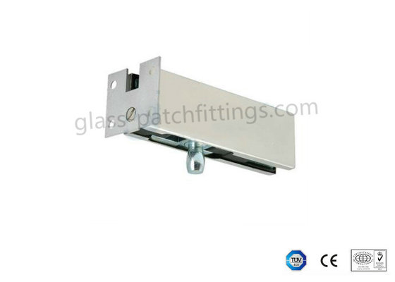Top Patch Glass Partition Fittings Huge Bearing Capacity With Pivot Stainless Steel Cover