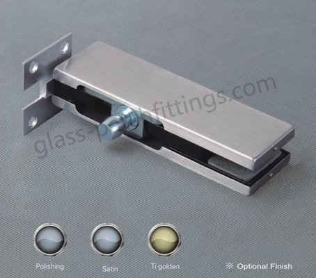 Top Patch Glass Partition Fittings Huge Bearing Capacity With Pivot Stainless Steel Cover