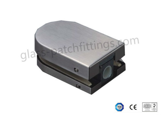 10mm - 12mm Glass Thickness Frameless Glass Door Patch Fittings Precise Notch Angle