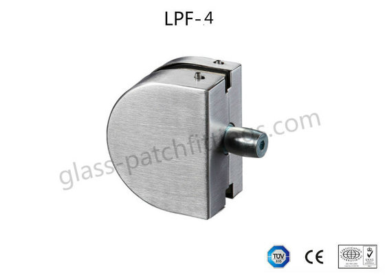 Anti Extrusion Frameless Glass Door Patch Fittings Connecting Patch With Pivot