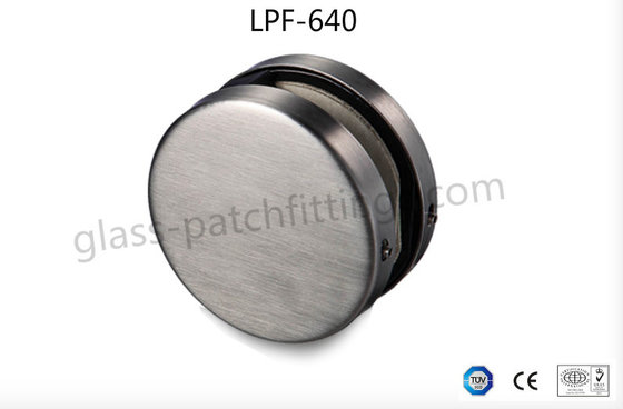 Aluminium Alloy Casting Glass Door Clamp , Patch Fittings For Glass Doors Ozone
