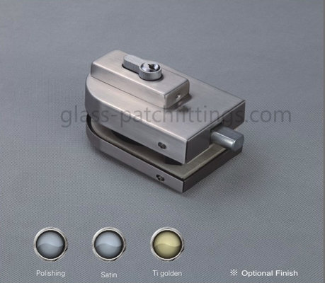 SS Patch Lock Frameless Glass Door Patch Fittings 0.8mm Thickness cover