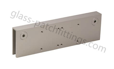 Multifunctional Glass Door Shoe , Hydraulic Door Closer Parts Simple Structure
