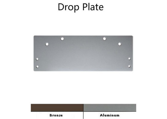 Bronze Surface Door Closer Drop Plate , Commercial Door Closer Parts OEM Accepted