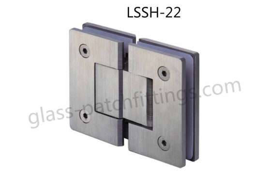 180 Degree Shower Door Hinges Stainless Steel 304 / 316 Grade Bathroom Clip For Glass Door